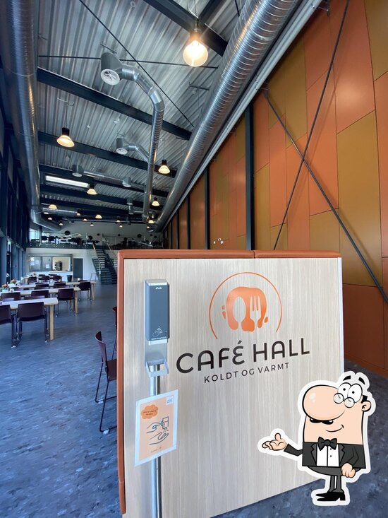 Menu at Cafe hall, Køge