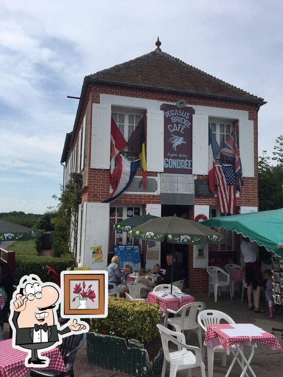 Menu au Pegasus Bridge Café Gondrée, Bénouville