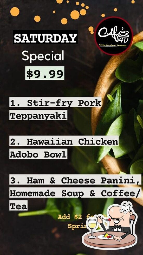 Cafe 4 U in North Battleford - Restaurant menu and reviews