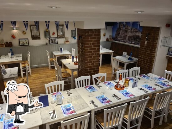 Menu at Niko’s Greek Taberna restaurant, Morpeth