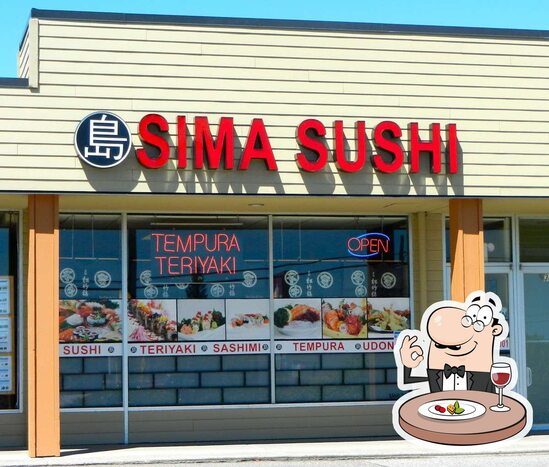 Menu at Sima Japanese Restaurant, Gibsons, 900 Gibsons Way