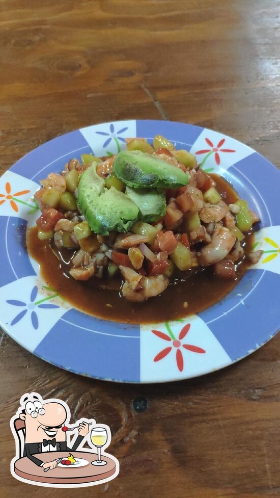 Menu at Mariscos El Compa restaurant, Mexicali