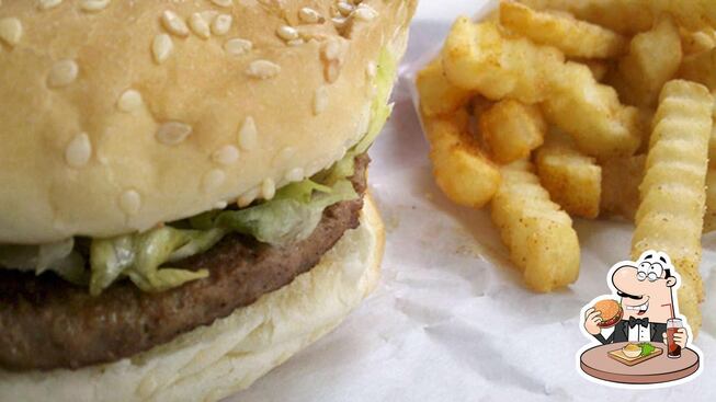 Menu at H & W Drive-In restaurant, Merced