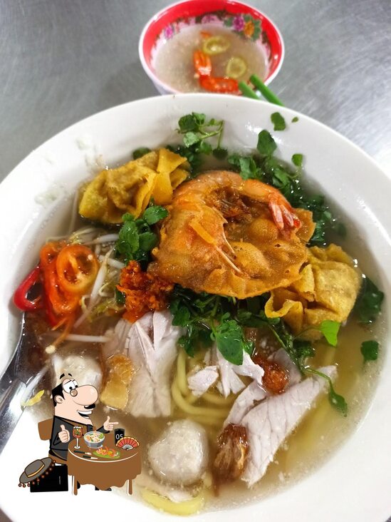 Menu at Hokkien Noodles restaurant, Ho Chi Minh City, QM23+6V3
