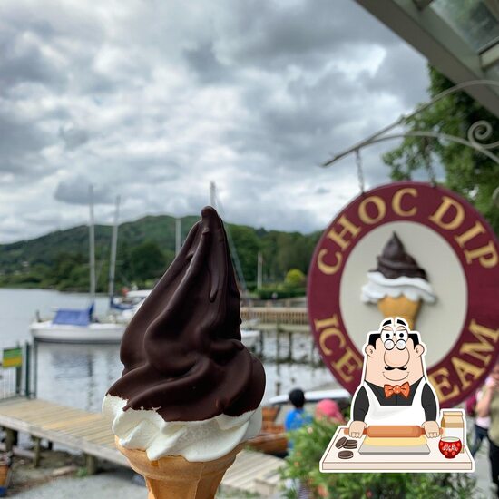 Menu at Choc Dip Ice Cream cafe, Ambleside