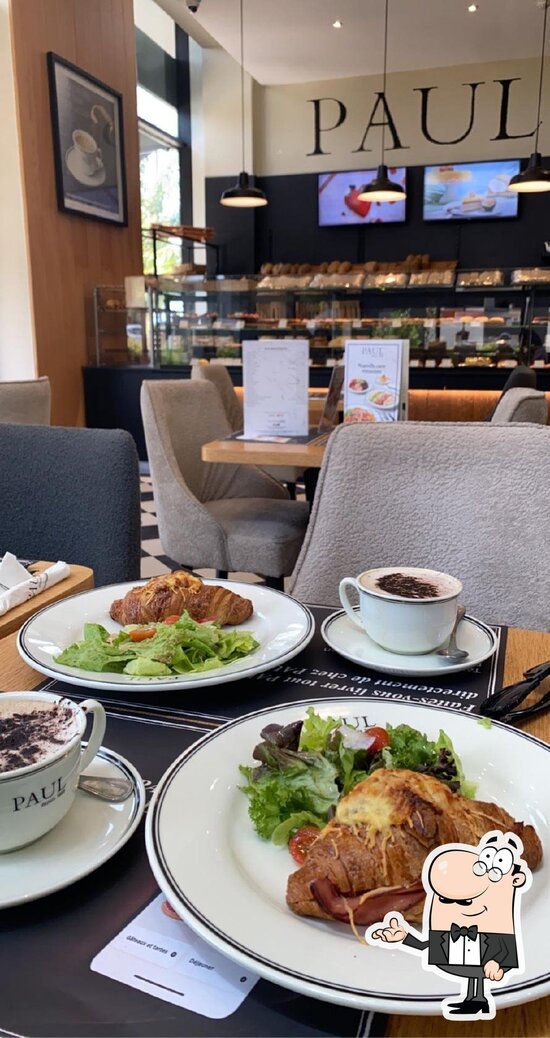 Menu au PAUL café, Rabat, شارع ابن حنبل، الرباط