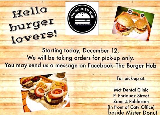 The Burger Hub restaurant, Atimonan
