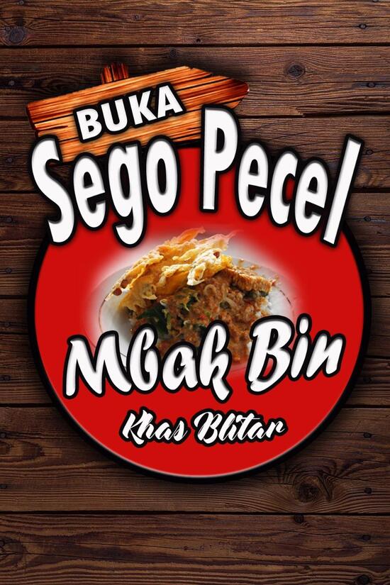 Menu at Sego Pecel Mba' Bin restaurant, Kanigoro