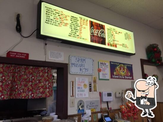 Menu at Shige's Saimin Stand restaurant, Wahiawa