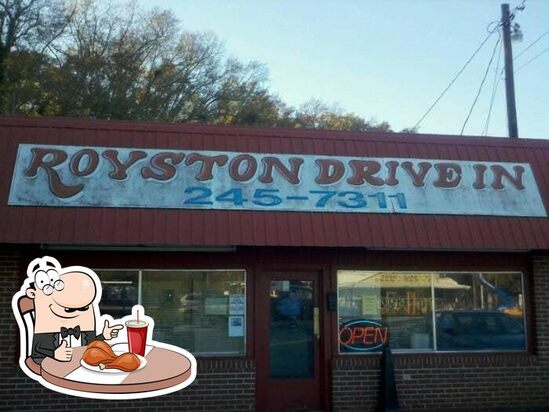 Menu at Royston Drive In restaurant, Royston