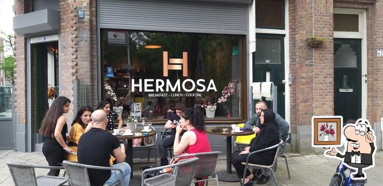 Menu at Cafe hermosa, Rotterdam