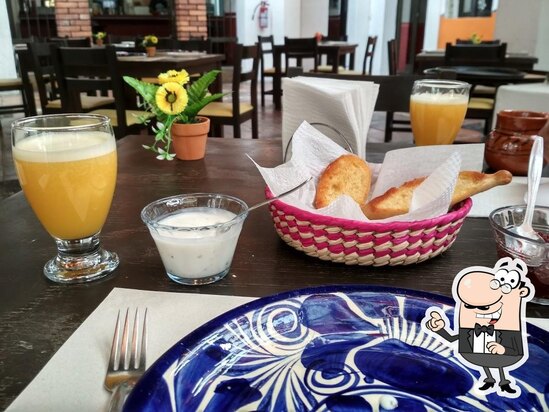 Menu at Raices restaurant, Toluca