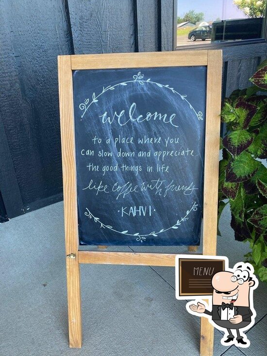 Menu at Kahvi Coffee House + Cafe, Eau Claire