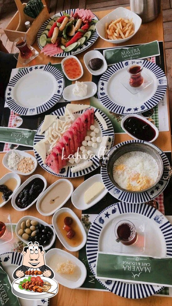 Menu at Mavera CAFE, Bursa
