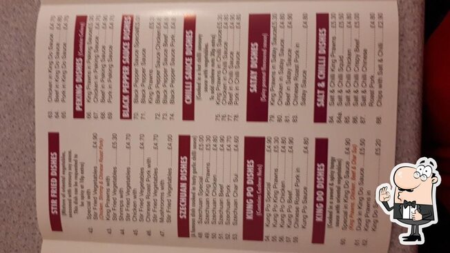 Riverside Chinese, Spalding - Restaurant menu, prices and reviews