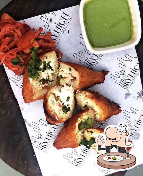 Menu at The Sky High, New Delhi