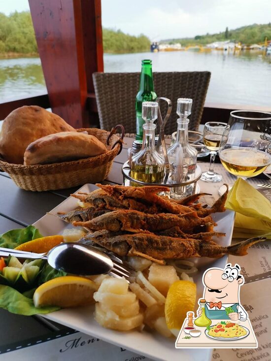 Menu at Lagoon restaurant, Stari Slankamen