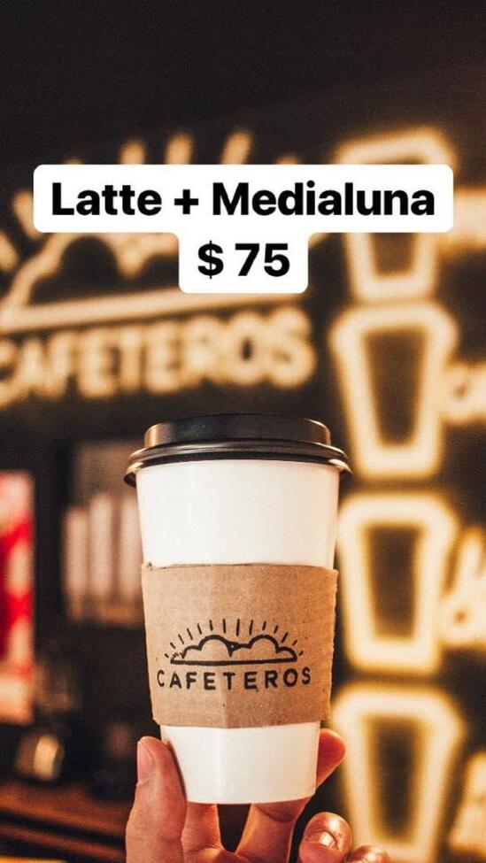 Menu at Cafeteros, Viedma
