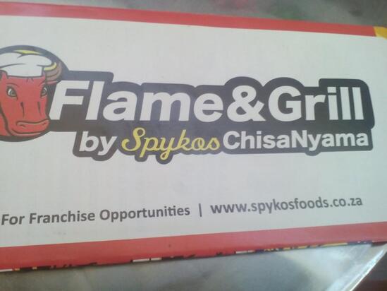 Menu at Flame & Grill restaurant, Johannesburg