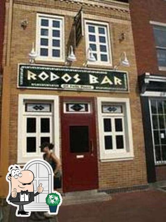 Menu at Rodos Bar, Baltimore