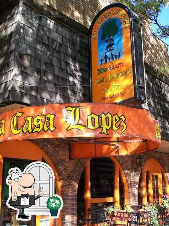 Menu at La Casa Lopez restaurant, Moscow