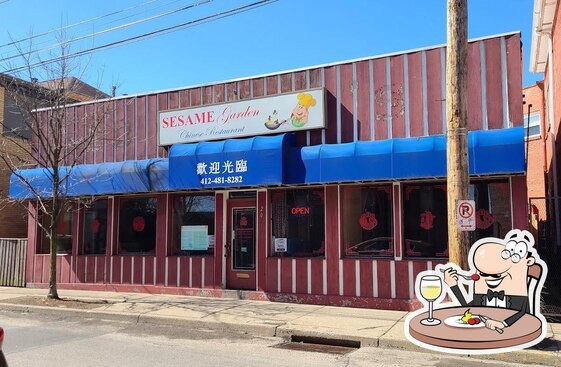 Menu at Sesame Garden restaurant, Pittsburgh