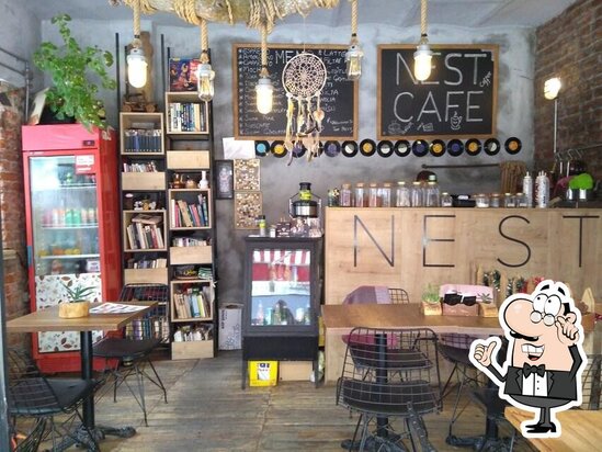 Menu at Nest Cafe, Istanbul
