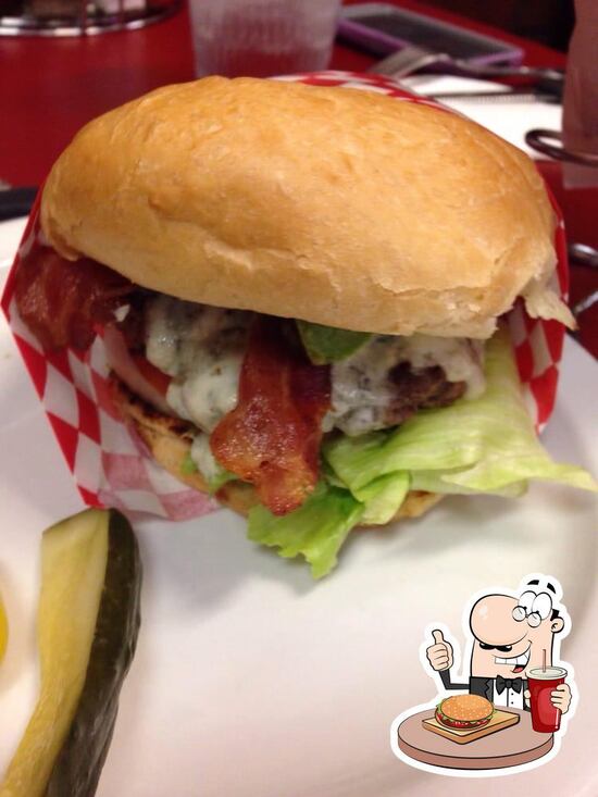 Menu at Tony's Burgers restaurant, Cathedral City, Date Palm Dr