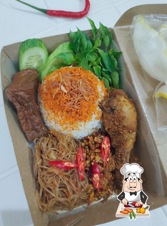 Menu at Nasi Uduk dan Nasi Ulam Aki Juned restaurant, South Tangerang
