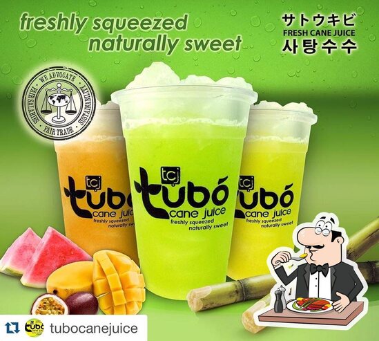 Carta de Tubo Cane Juice Manila, Las Pinas