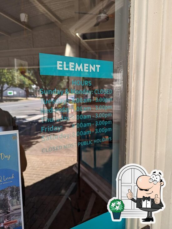 Element Cafe & Larder, Casterton - Restaurant menu, prices and reviews