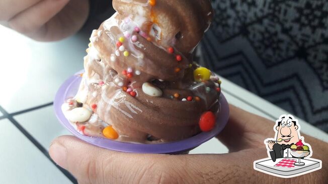 Menu at JR Ice Cream cafe, Satui Timur