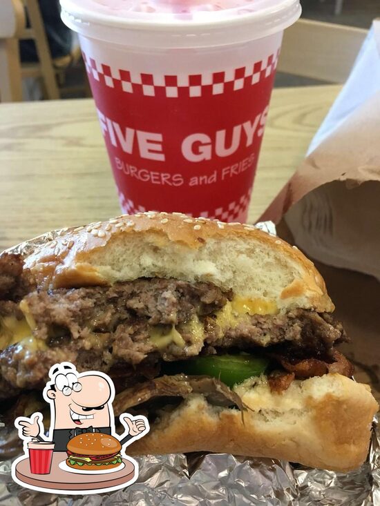 Menu at Five Guys fast food, Mission Viejo, Alicia Pkwy