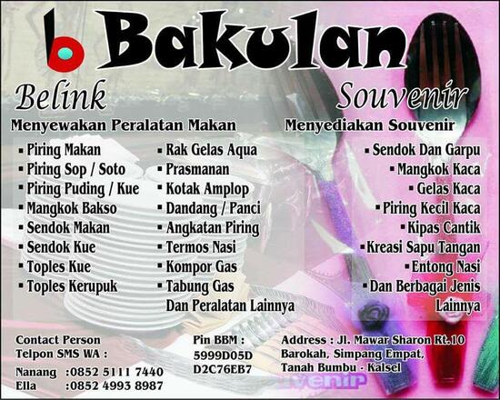 Menu at Bakulan Minicafe, Batulicin
