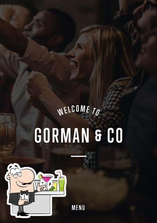 Carta del pub y bar Gorman & Co, Googong