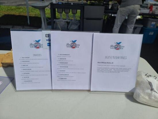 Menu at Puerto Rican Juice Bar, Haines City