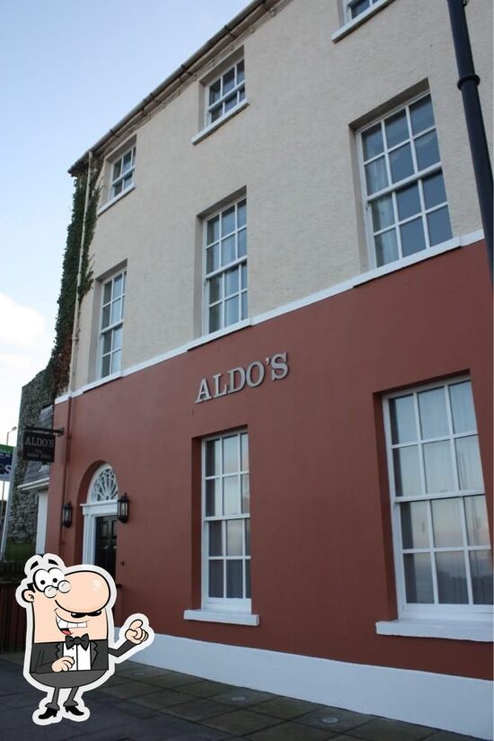 Menu at Aldos restaurant, Ardglass