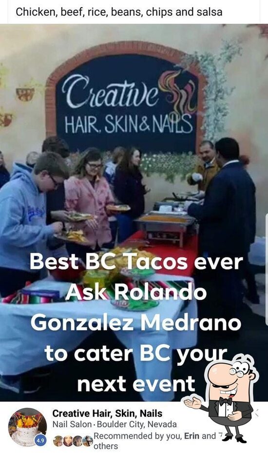 Menu at BC Dam Tacos restaurant, Boulder City