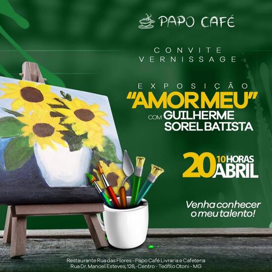 Menu em Livraria e Cafeteria Papo Café, Teófilo Otoni