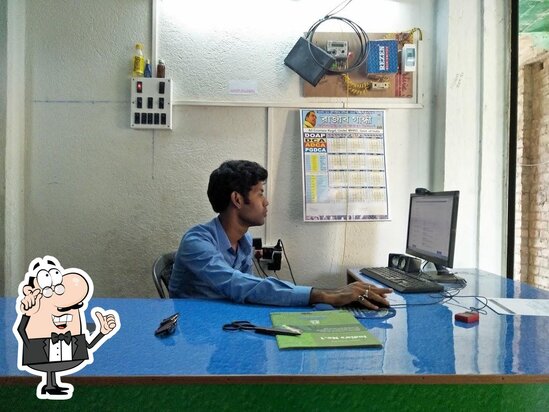 Menu at csc center, India, GWCP+9FG