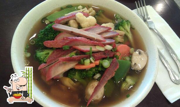 Menu at Lucky Chen restaurant, Salt Lake City