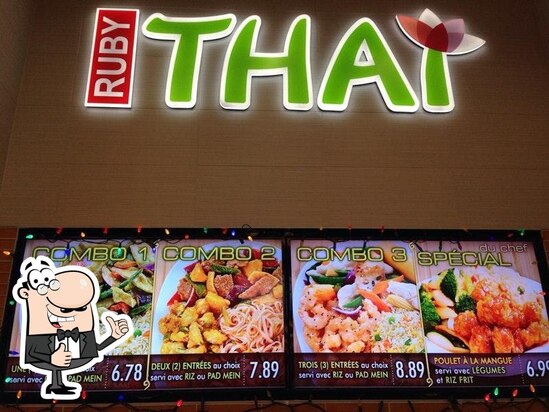 Menu at Ruby Thai Kitchen restaurant, Dieppe