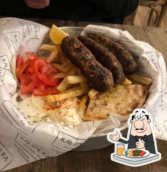 Menu at Kalimera Souvlaki Art restaurant, Oakleigh