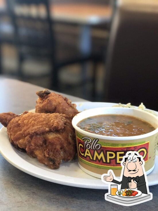 Menu at Pollo Campero restaurant, Los Angeles, Sepulveda Blvd