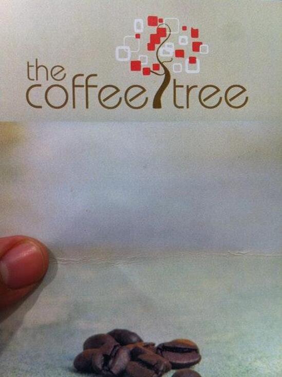 Menu at The Coffee Tree cafe, Sutton Coldfield
