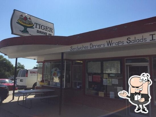 Menu at Tiger Drive-In restaurant, Greenfield, 610 SE Kent St