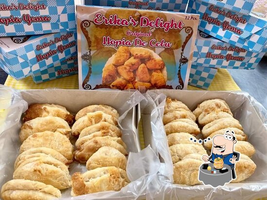 Menu at Erika's Hopia de Cebu factory, Consolacion