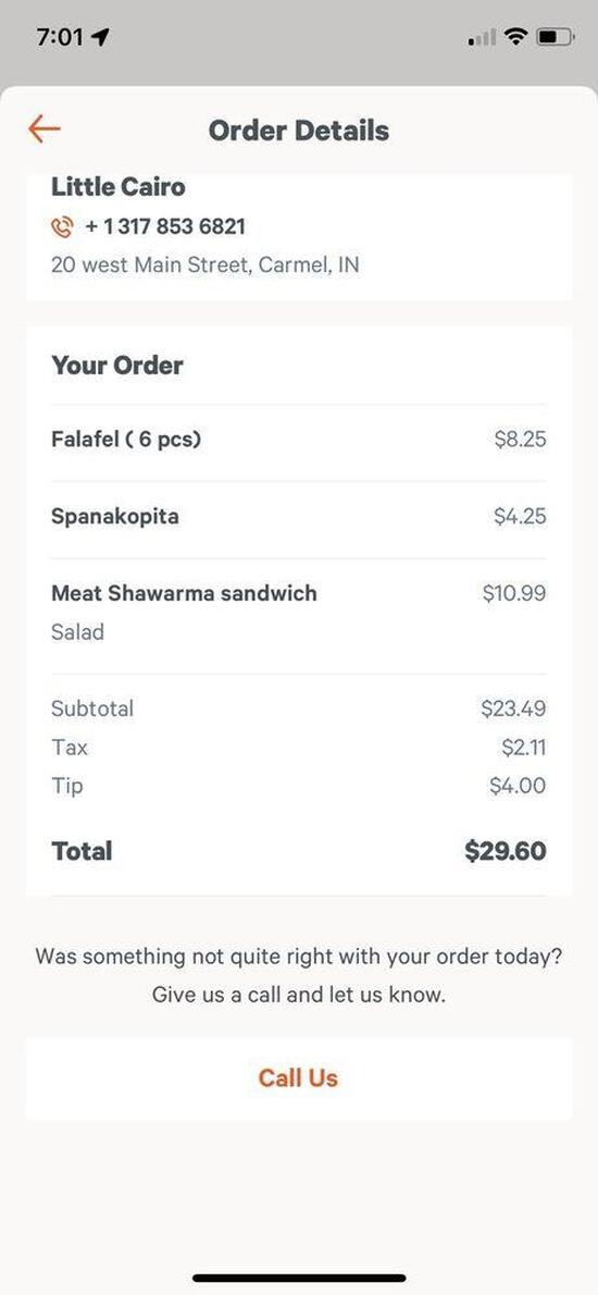 Little Cairo Cafe (Carmel), Carmel - Restaurant menu, prices and reviews