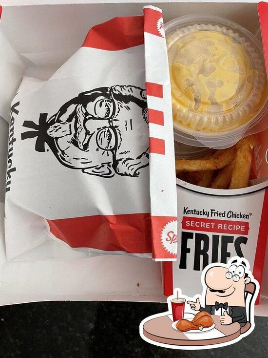 Menu at KFC fast food, Poway, Poway Rd