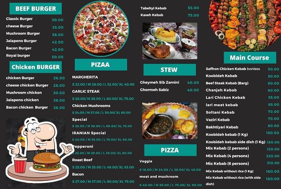Bahar Iranian Restaurant مطعم بهار ایرانی, Dubai - Menú del restaurante ...